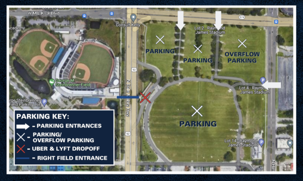 Parking and Directions | GMS Field | Tampa Event Venue